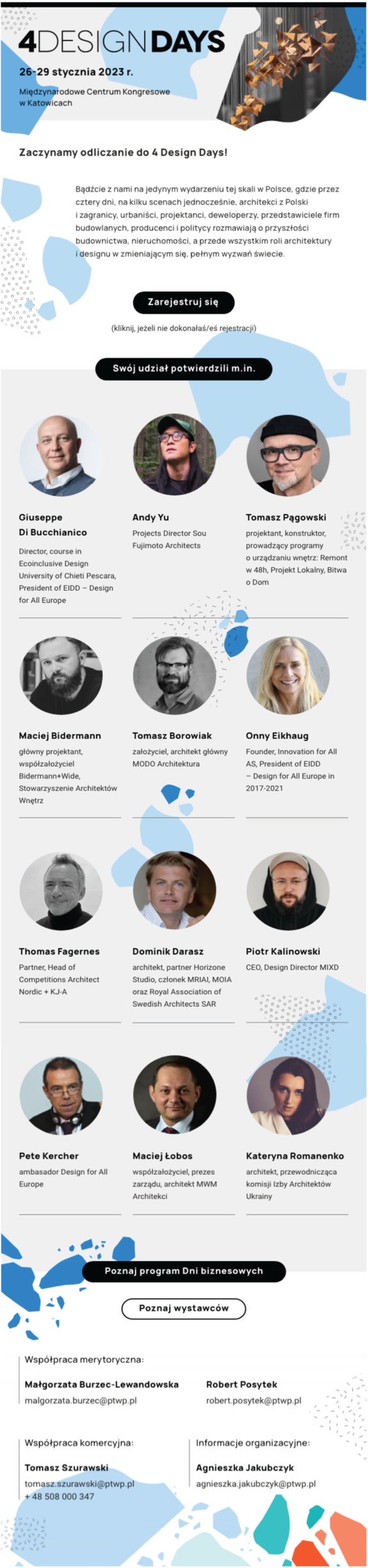 4 Design Days 2023 Katowice, 26-29 January 2023 - EIDD - DfA Europe